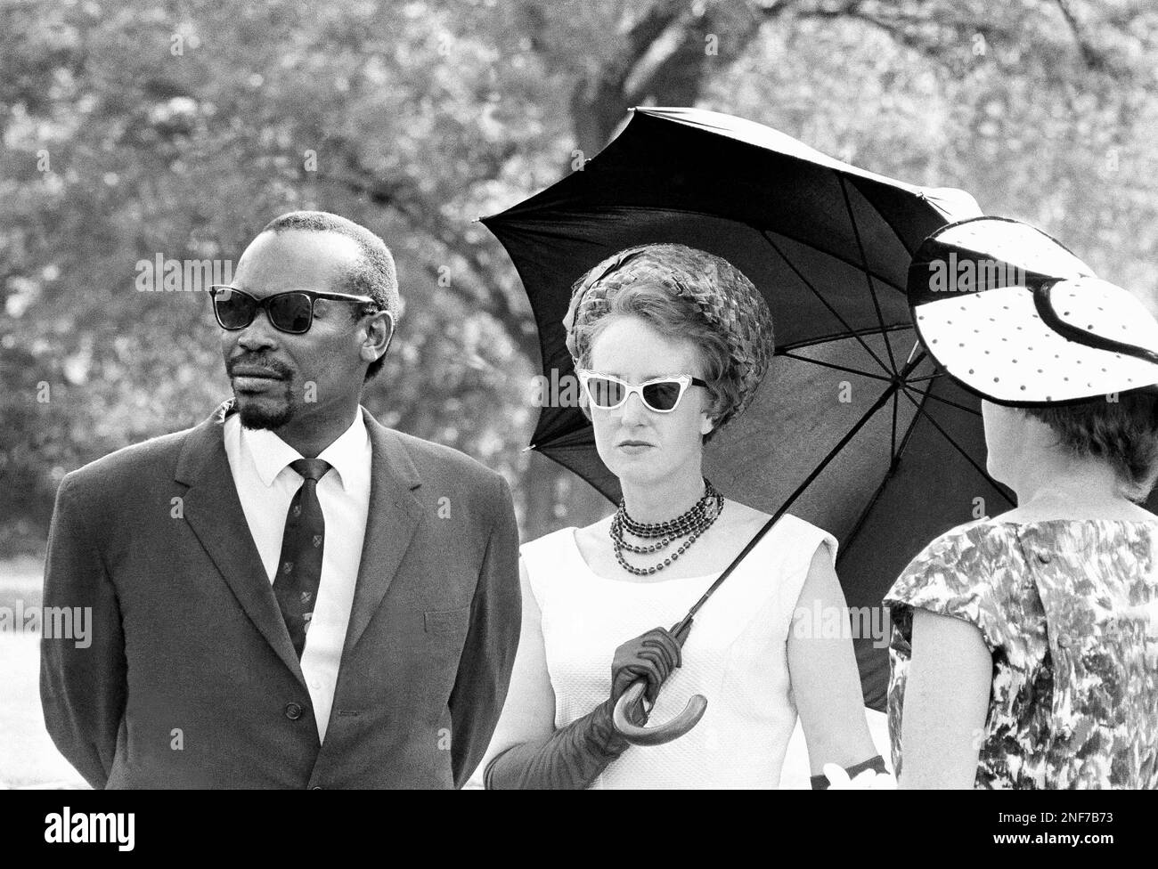 Botswana leader Seretse Khama, of the powerful Bechuanaland Democratic ...