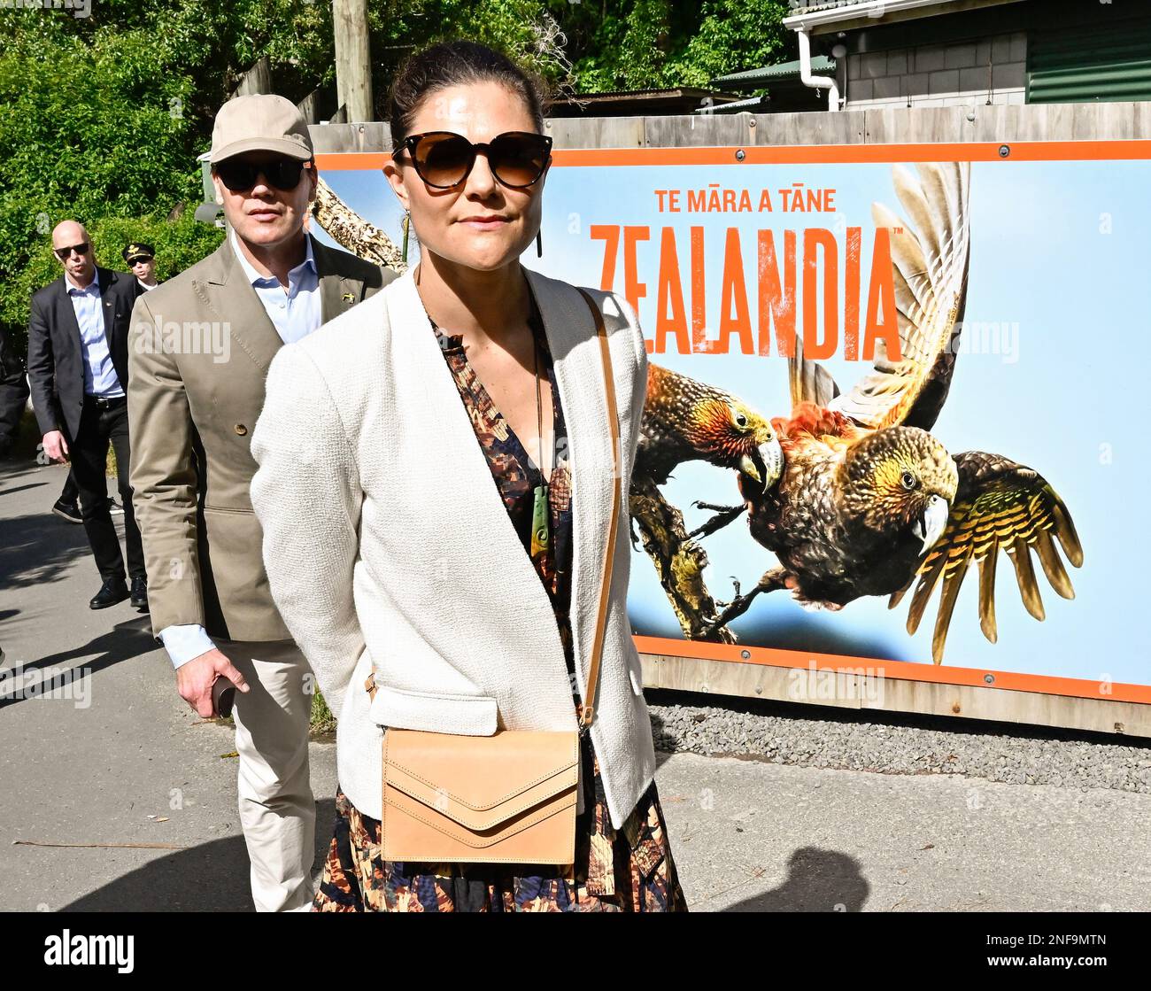 La princesse Victoria et le prince Daniel à l'écosite de Zealandia à ...