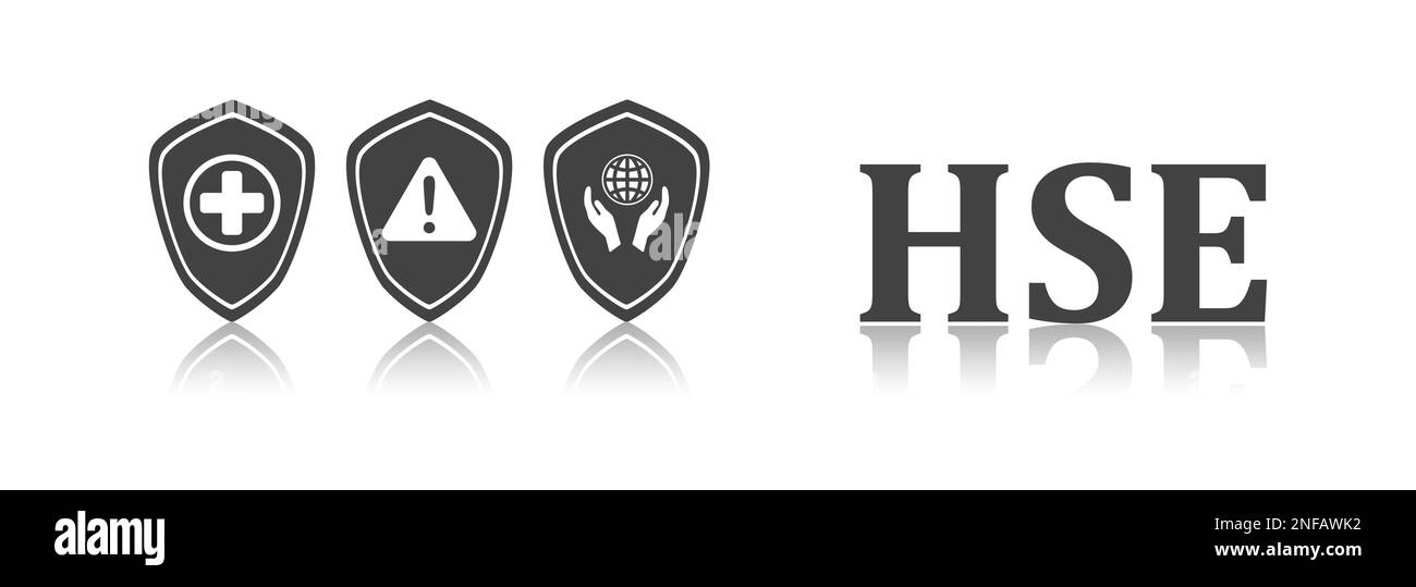 Hse health and safety Banque d'images noir et blanc - Alamy