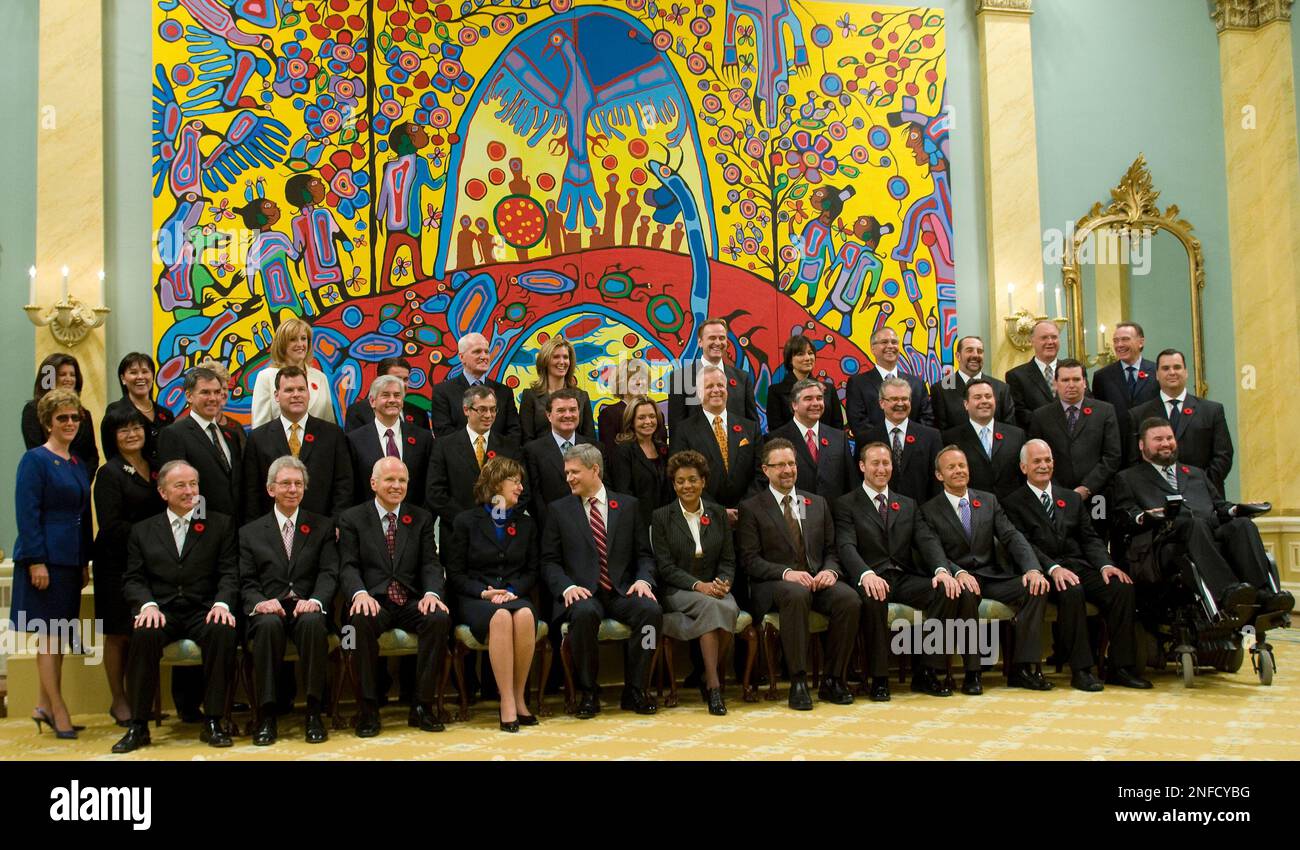 Governor General Michaelle Jean and Prime Minister Stephen Harper ...
