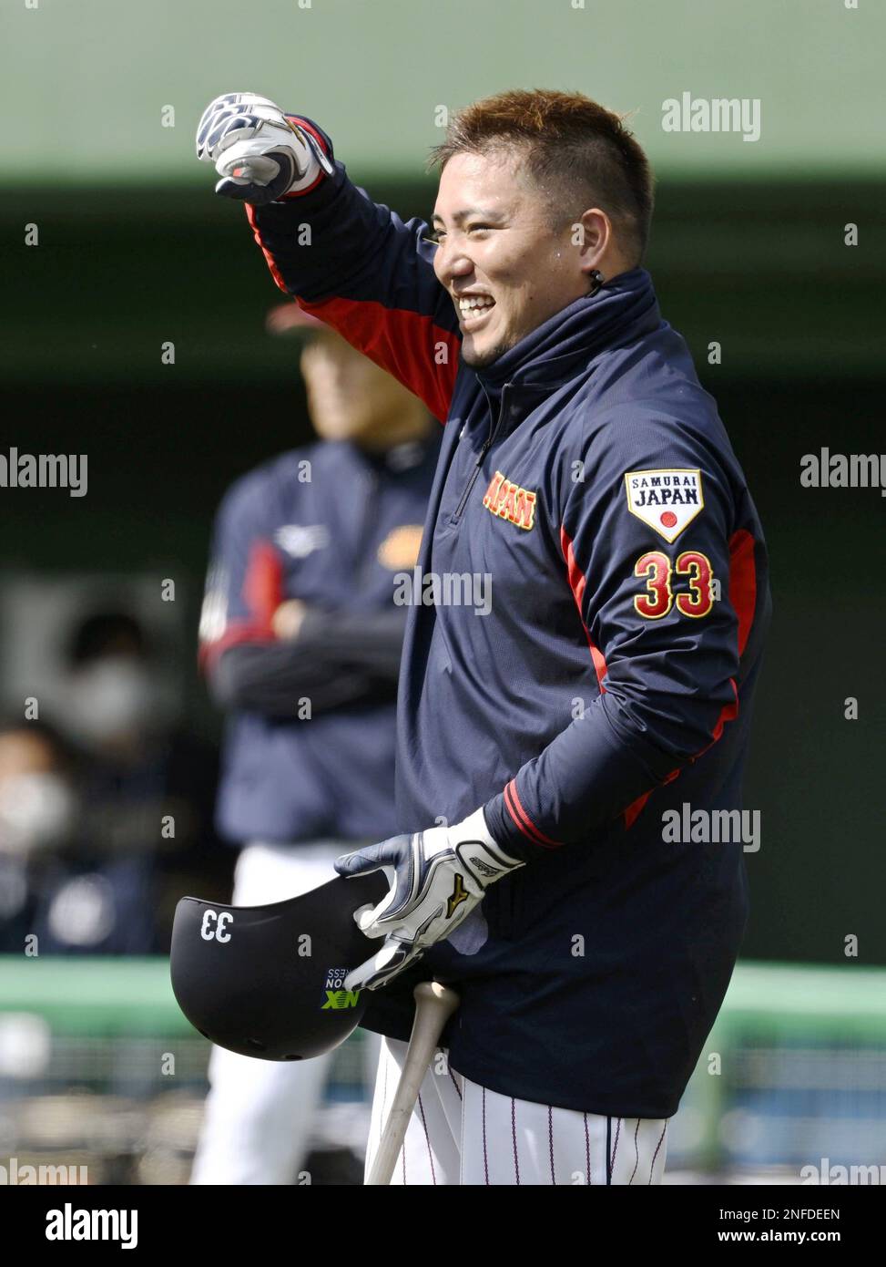 Miyazaki, sud-ouest du Japon. Le 17 février 2023, le slugger Lions de ...