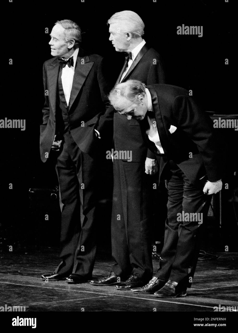 Joshua Logan, right, producer, writer and director of plays and films ...