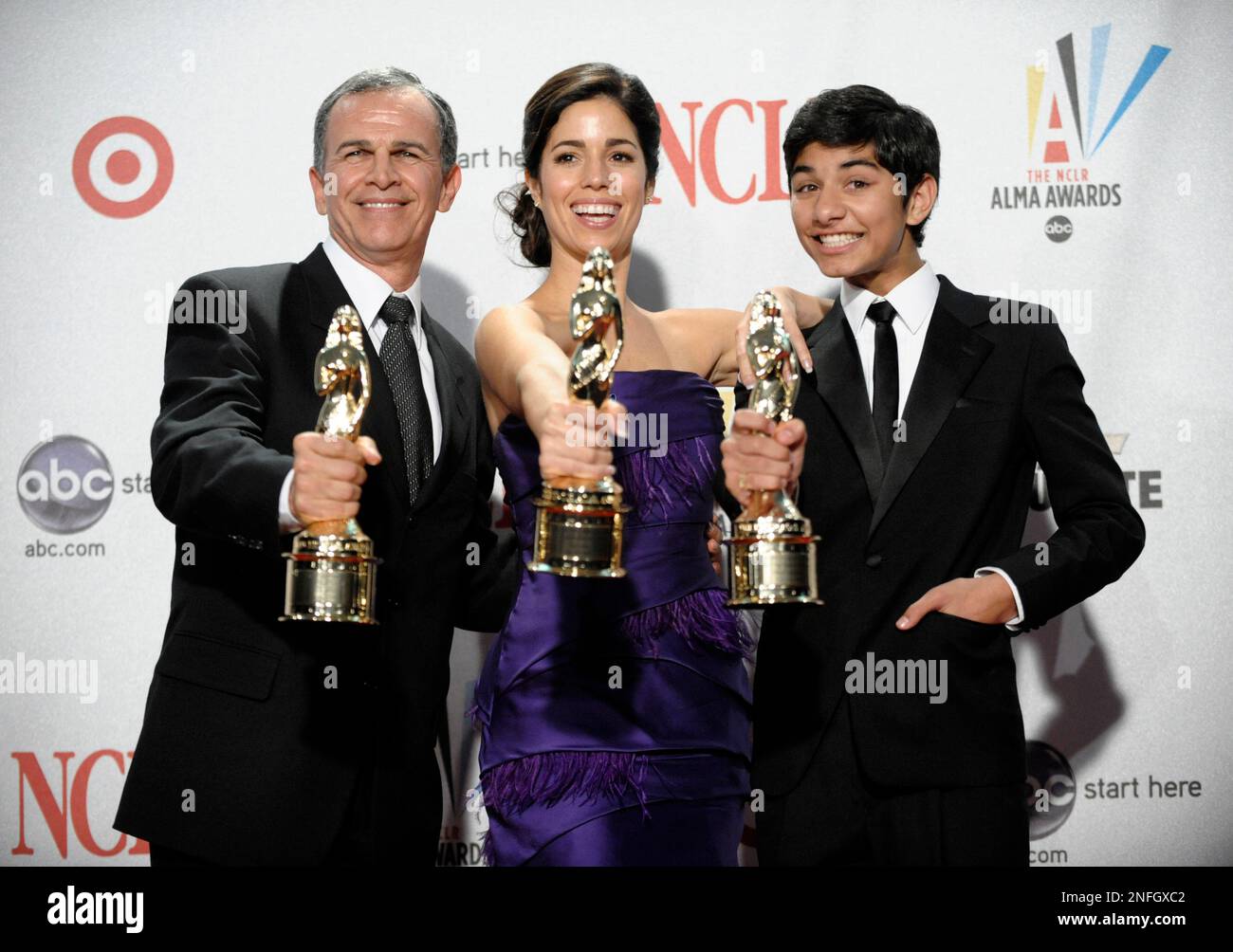 "Ugly Betty" cast members, from left, Tony Plana, Ana Ortiz and Mark ...