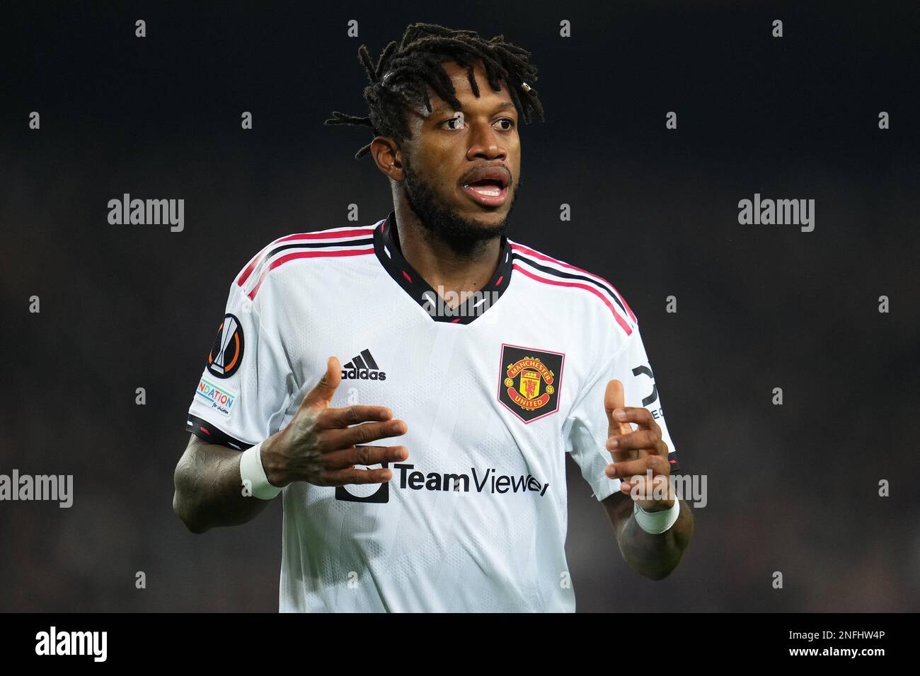 Fred de Manchester United lors du match de la Liga entre le FC ...