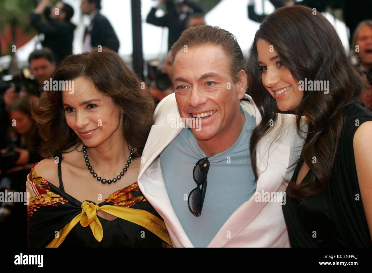 Martial arts Belgian-born actor Jean-Claude Van Damme, center, arrrives ...