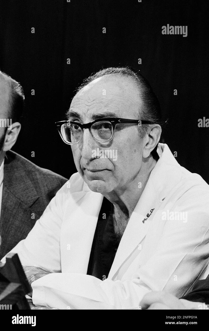 Dr. Michael DeBakey president Baylor college of Medicine is co ...