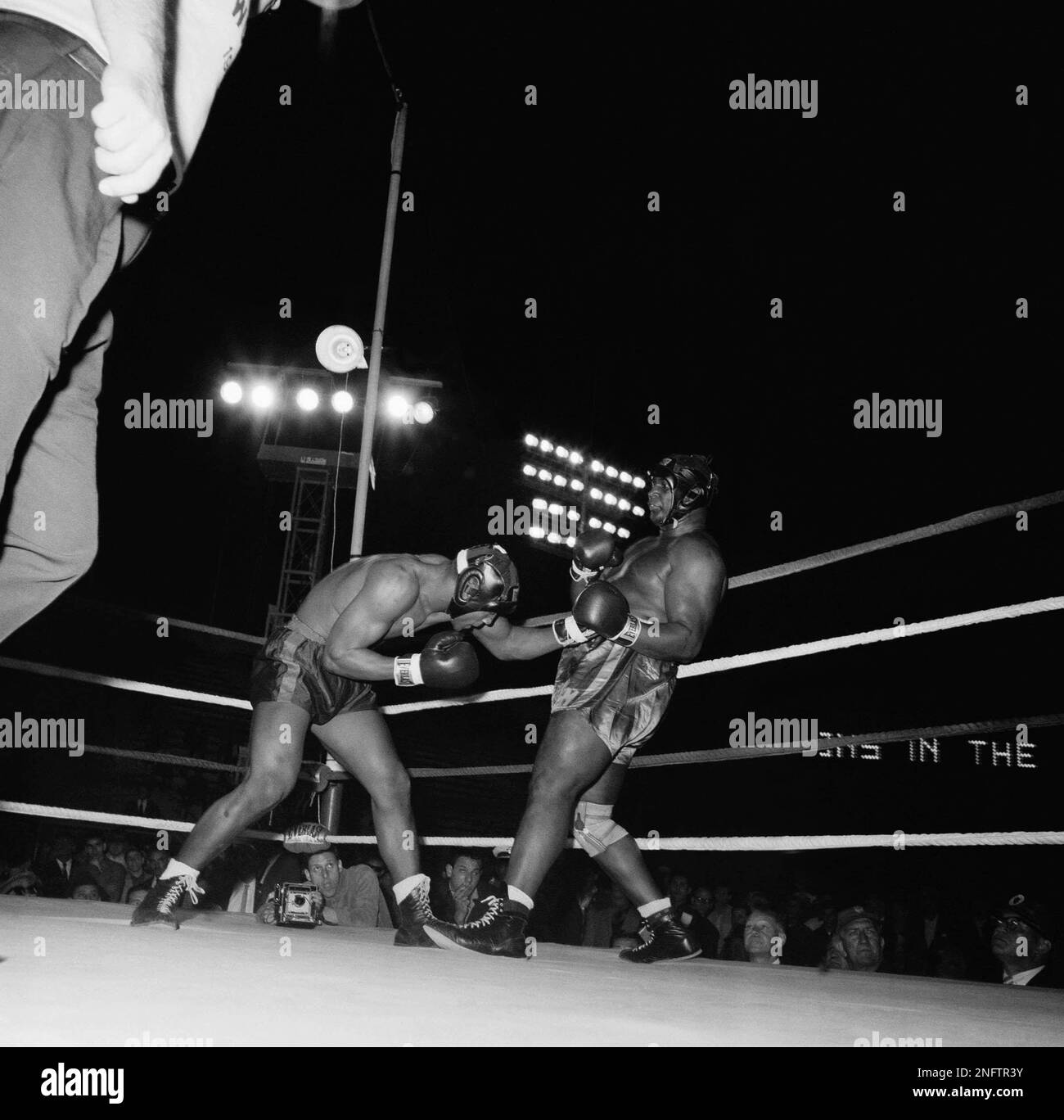 Buster Mathis put all of his 295 pounds behind the right that he throws ...