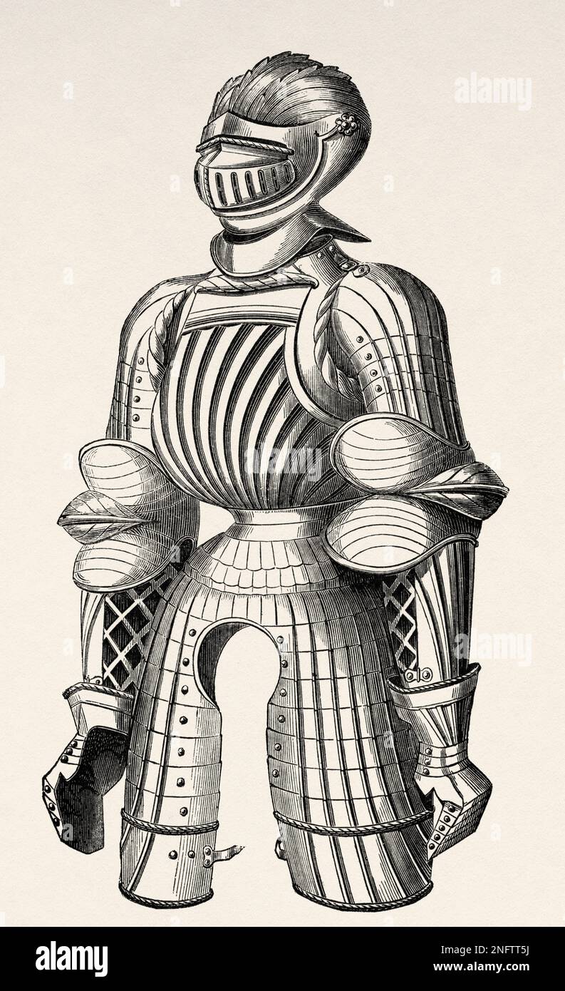 Armure convexe dit être celle de Maximilian, 15th siècle. Les arts du ...