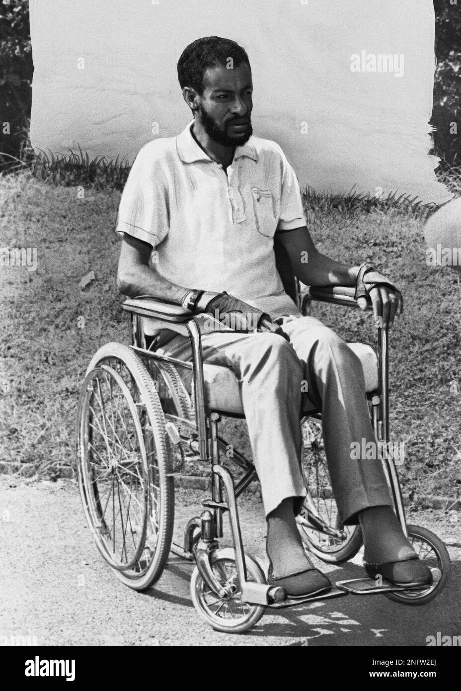 Abebe Bikila, 37, Ethiophia's legendry marathon runner paralyzed in an ...