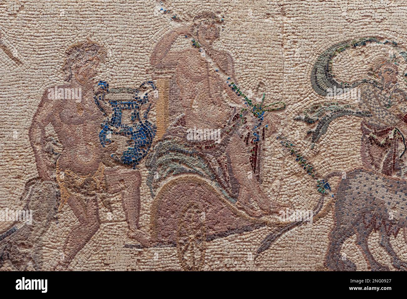 Mosaïque le triomphe de dionysos Banque de photographies et d’images à haute résolution - Alamy