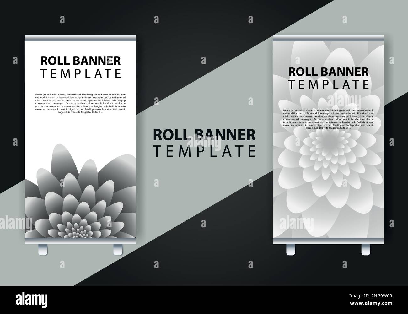 Affichage de l'affiche publicitaire de la page du magazine Banque de ...