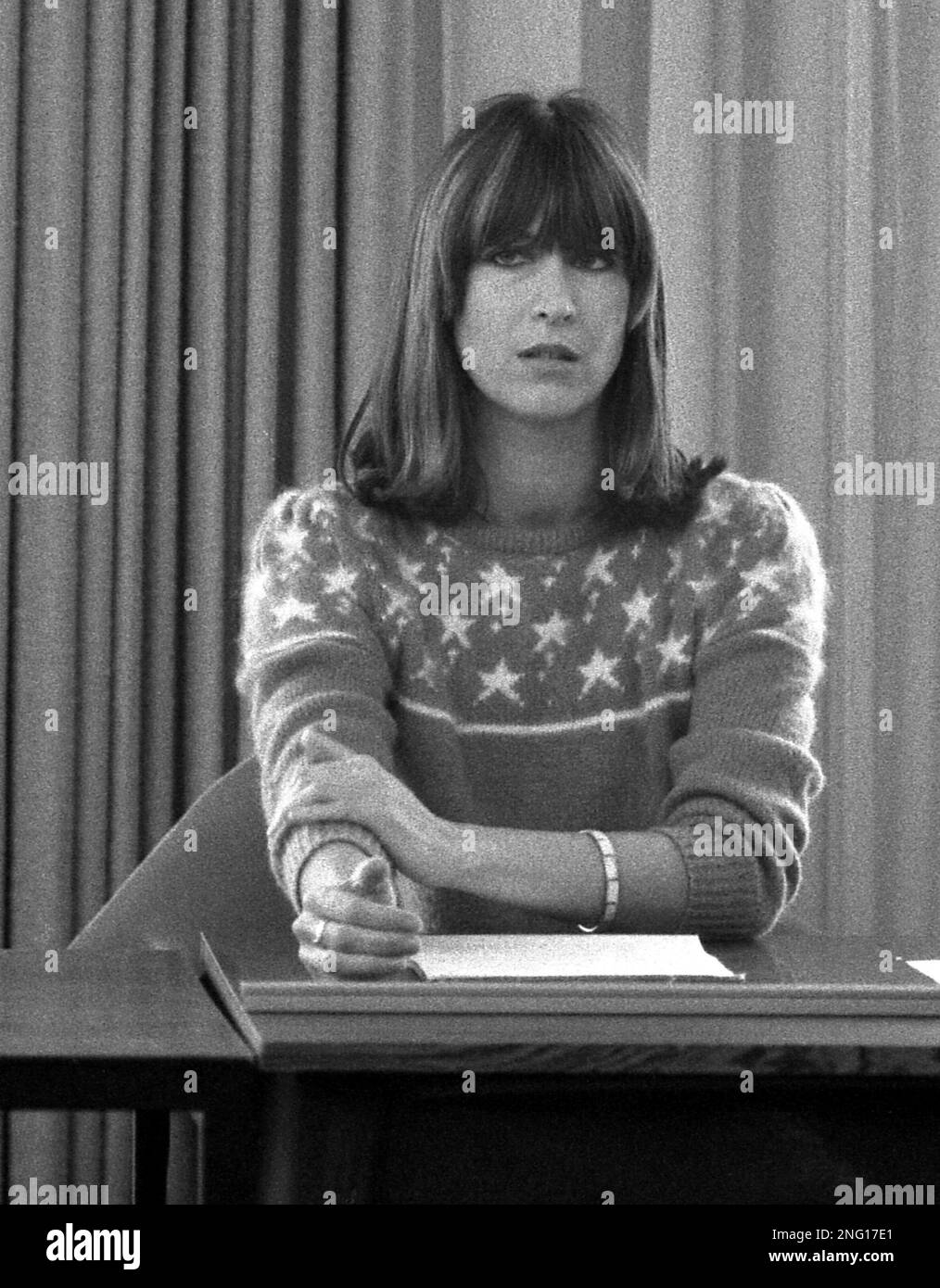 32-year-old Marianne Bachmeier is pictured in a court room in Luebeck ...