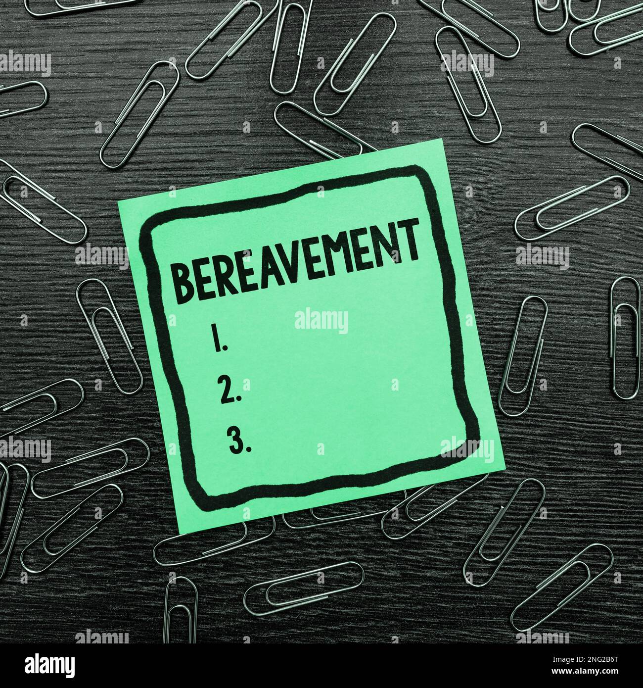 Texte montrant l'inspiration Bereavement. Internet concept une période ...