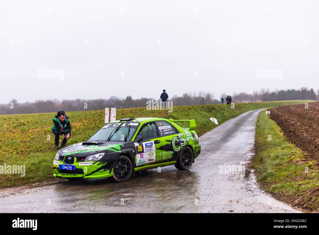 Bethune, France. 17th févr. 2023. 28 GUERIN Gary, LECOMTE Jordanie ...