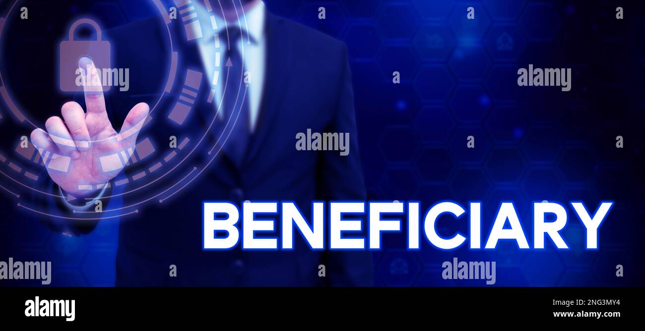 Signature manuscrite bénéficiaire. Mot écrit sur une personne ou une ...