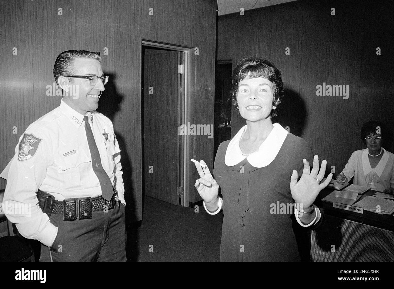 Mrs. Marjorie Farber, with Sarasota County Deputy Sheriff Tony ...