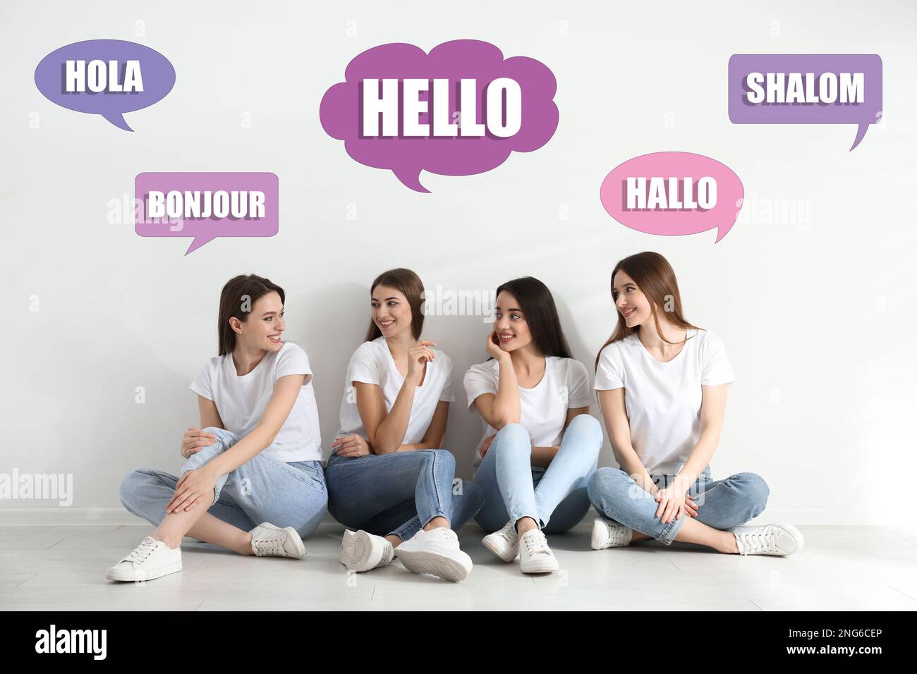 Happy birthday in different languages Banque de photographies et d ...