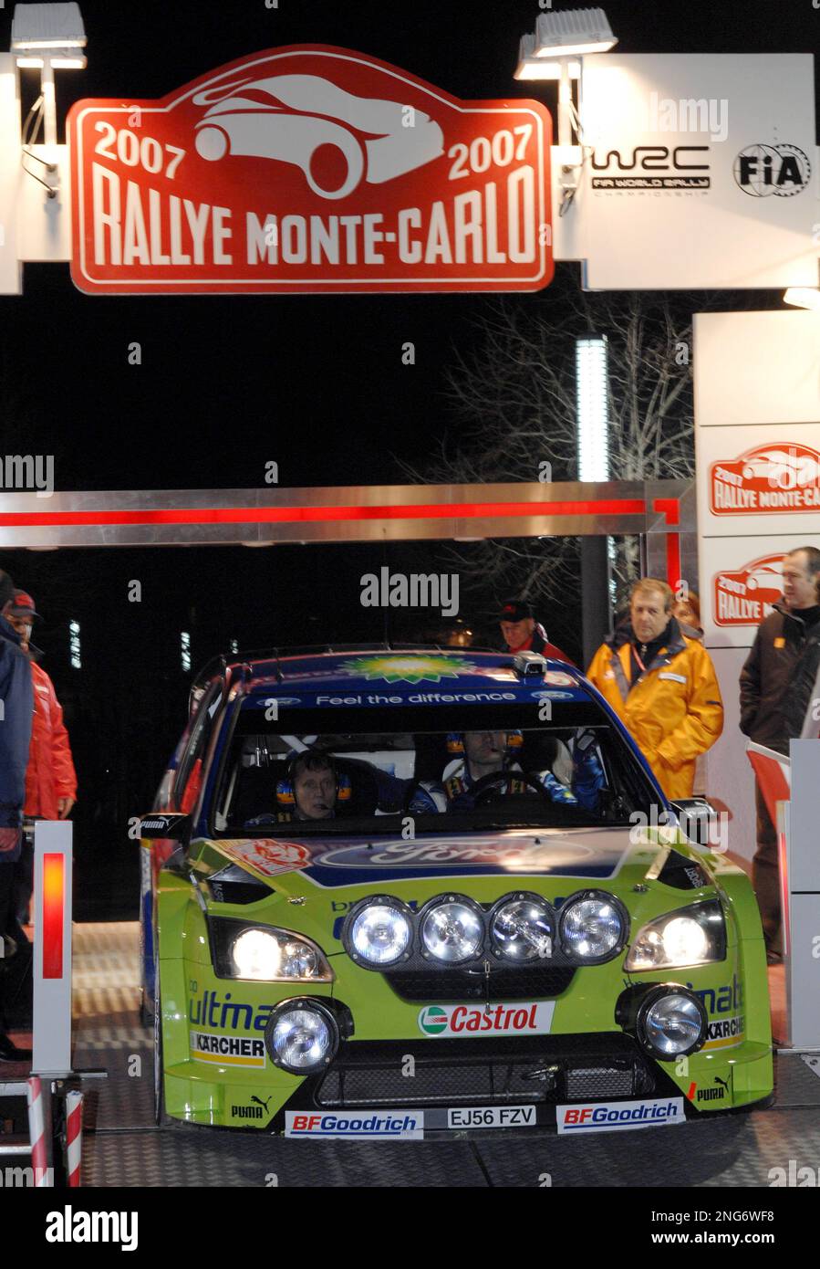 Marcus Gronholm of Finland and his co-driver Timo Rautiainen of Finland ...