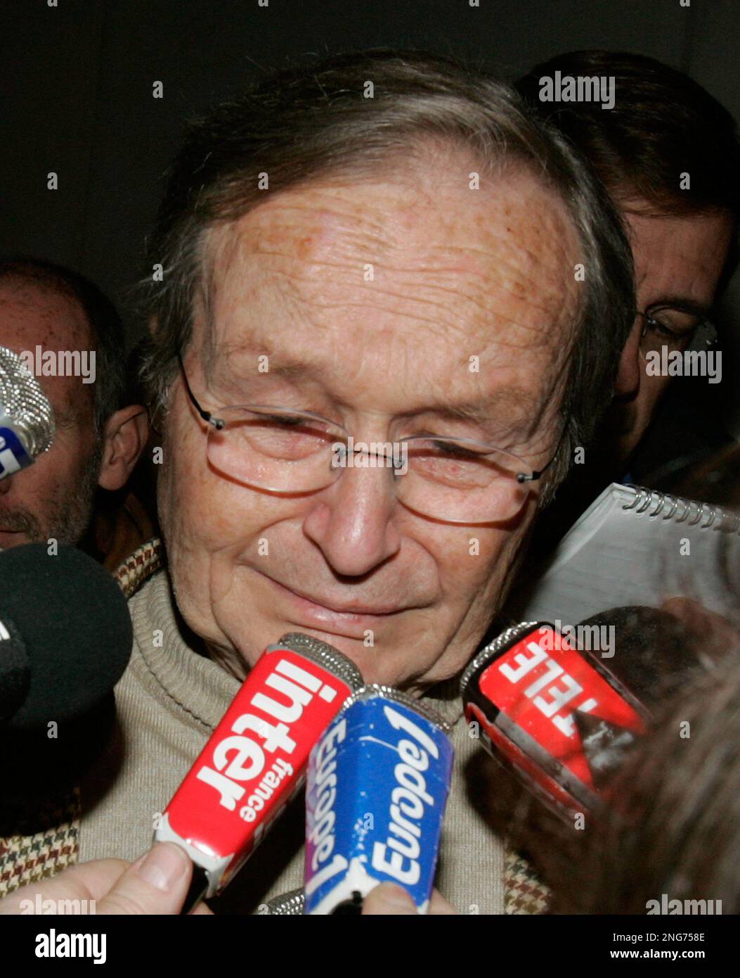 Former French lawyer, Jean Maurice Agnelet, cries after he was ...