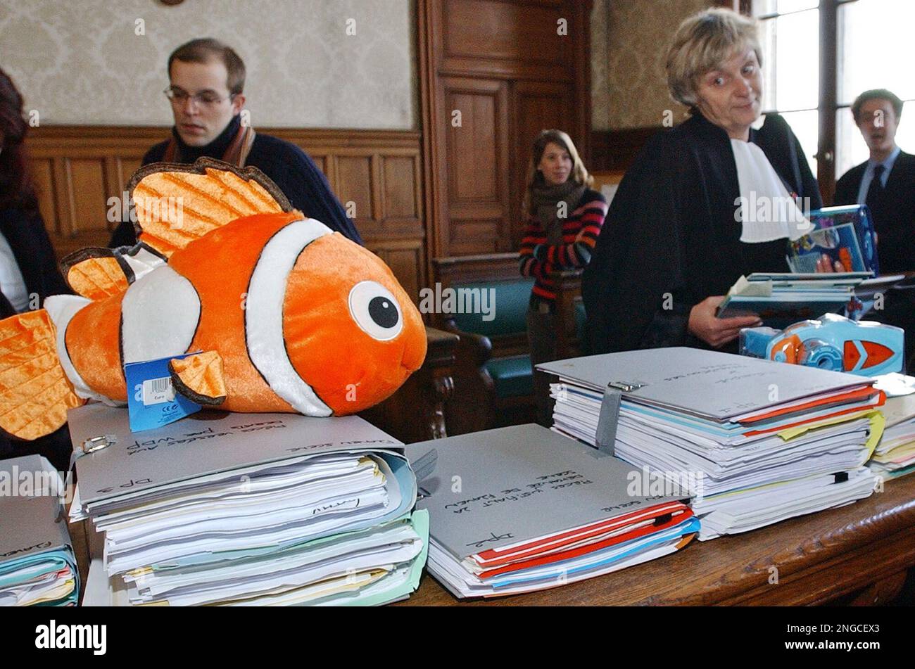French children's book author Franck Le Calvez' lawyer Elisabeth ...