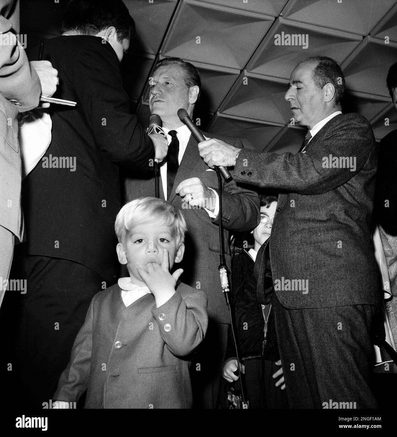 Nelson Rockefeller Jr. is shown as his father, New York Governor Nelson ...