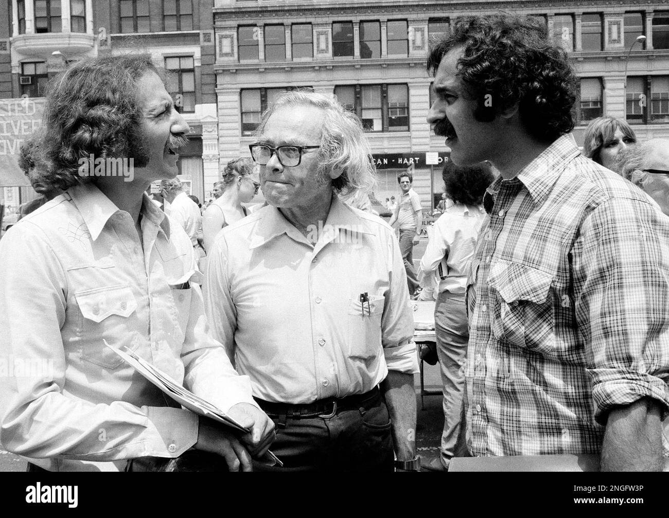 Michael Meeropol, right, and his brother Robert Meeropol, left, have a ...