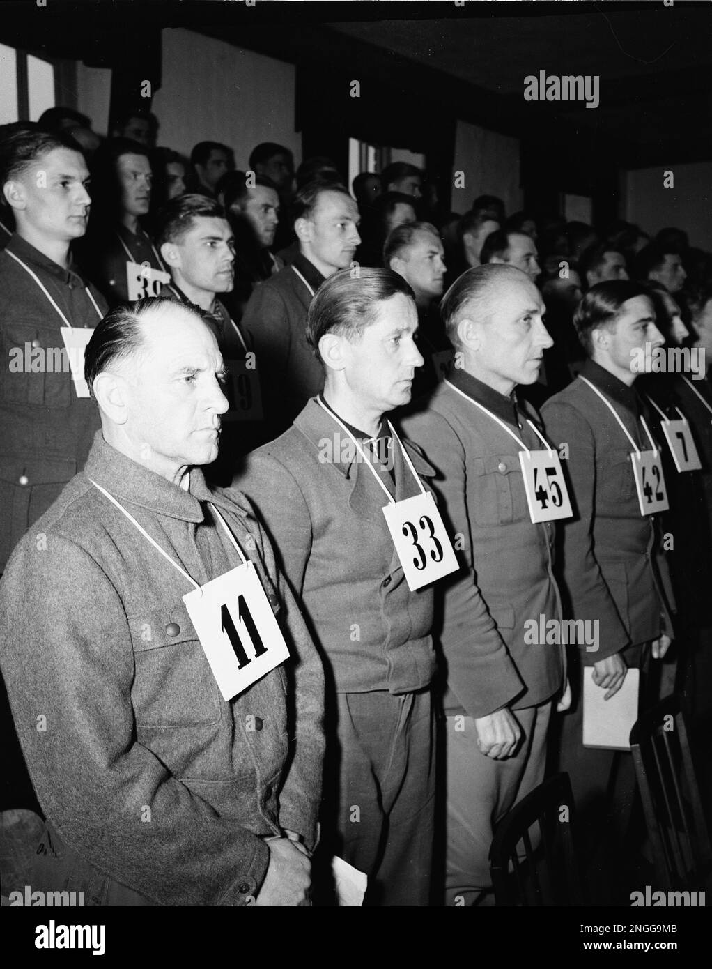 Leaders of the 74 Nazi Germans on trial, Gen. Joseph Sepp Dietrich (11 ...