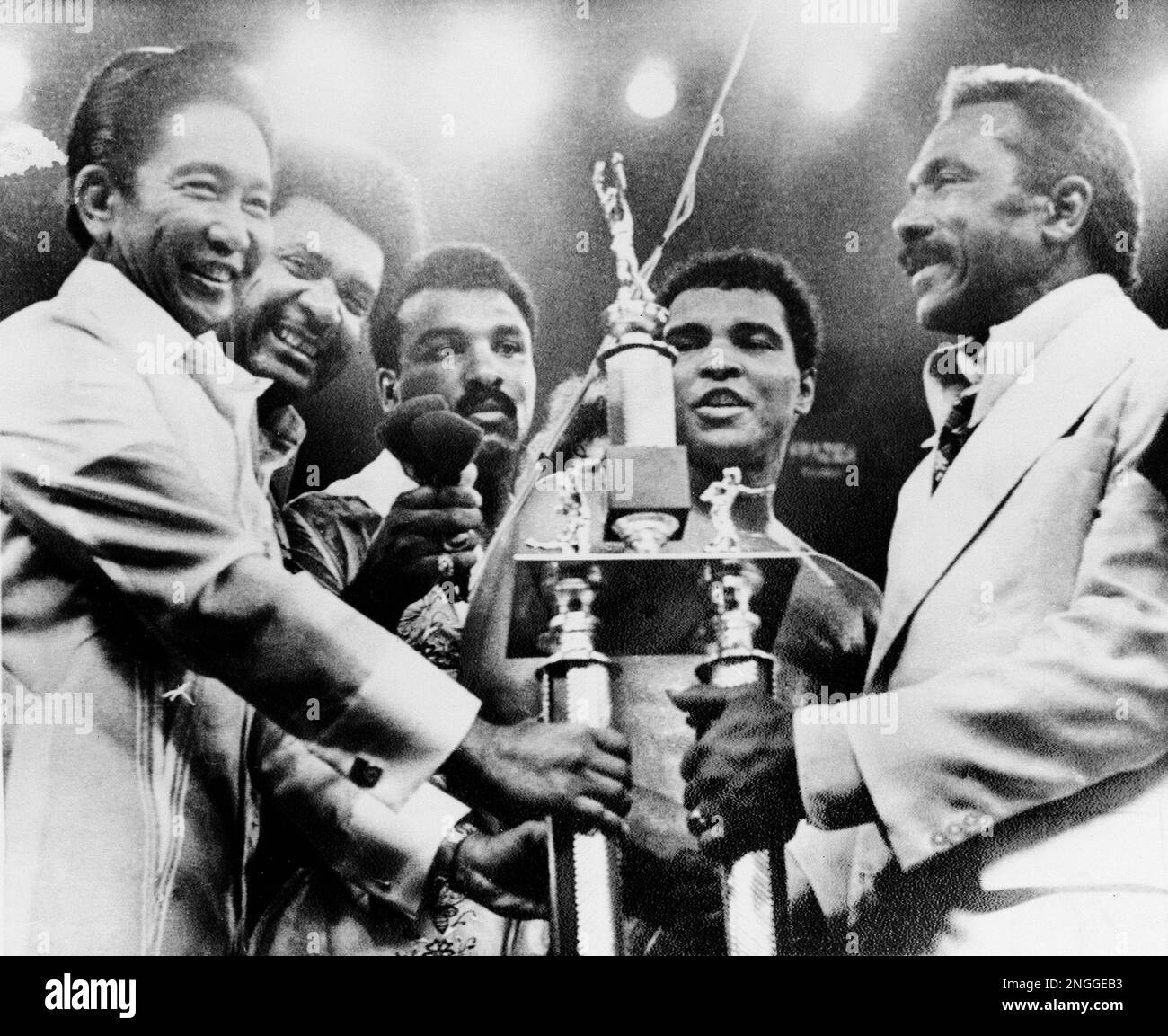 President Ferdinand Marcos, left, of the Philippines, presents the ...