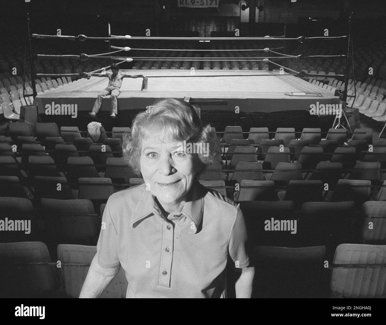 Boxing promoter Aileen Eaton is shown in June 1976 at the Olympic ...
