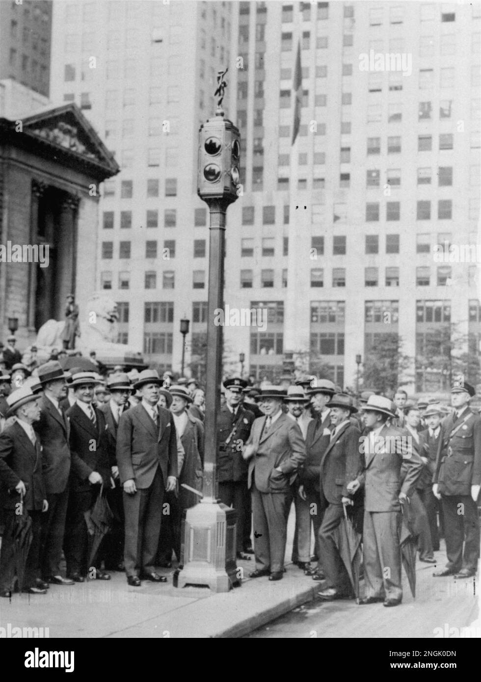 The first of 104 new bronze traffic control towers, which will line ...