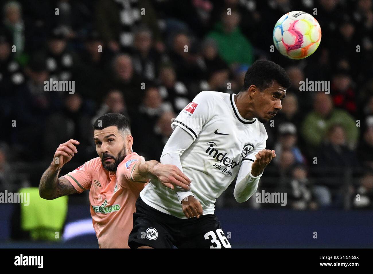 18 février 2023, Hesse, Francfort/M.: Football: Bundesliga, Eintracht ...