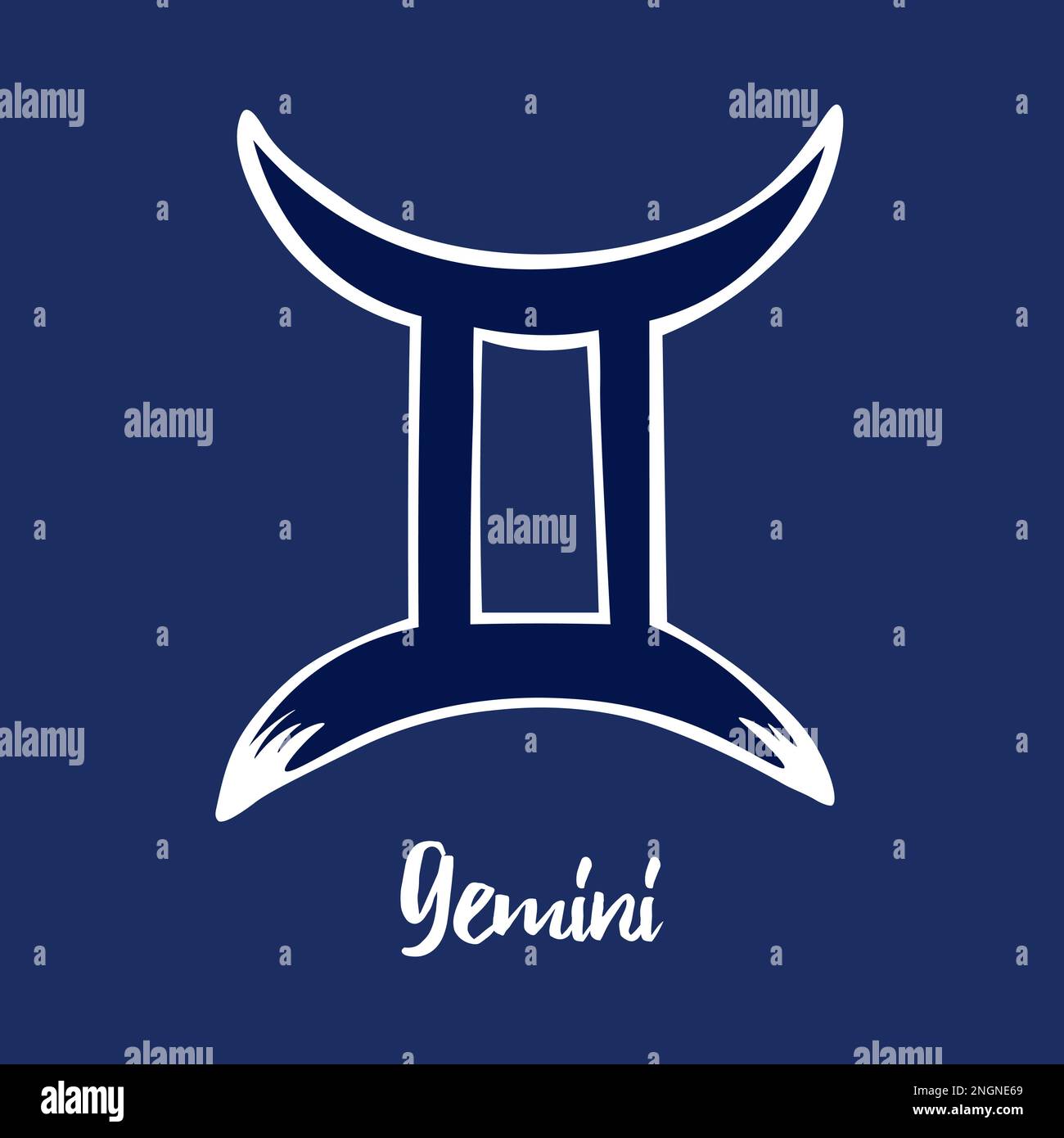 Symbole du taureau signe astro Banque de photographies et d’images à ...