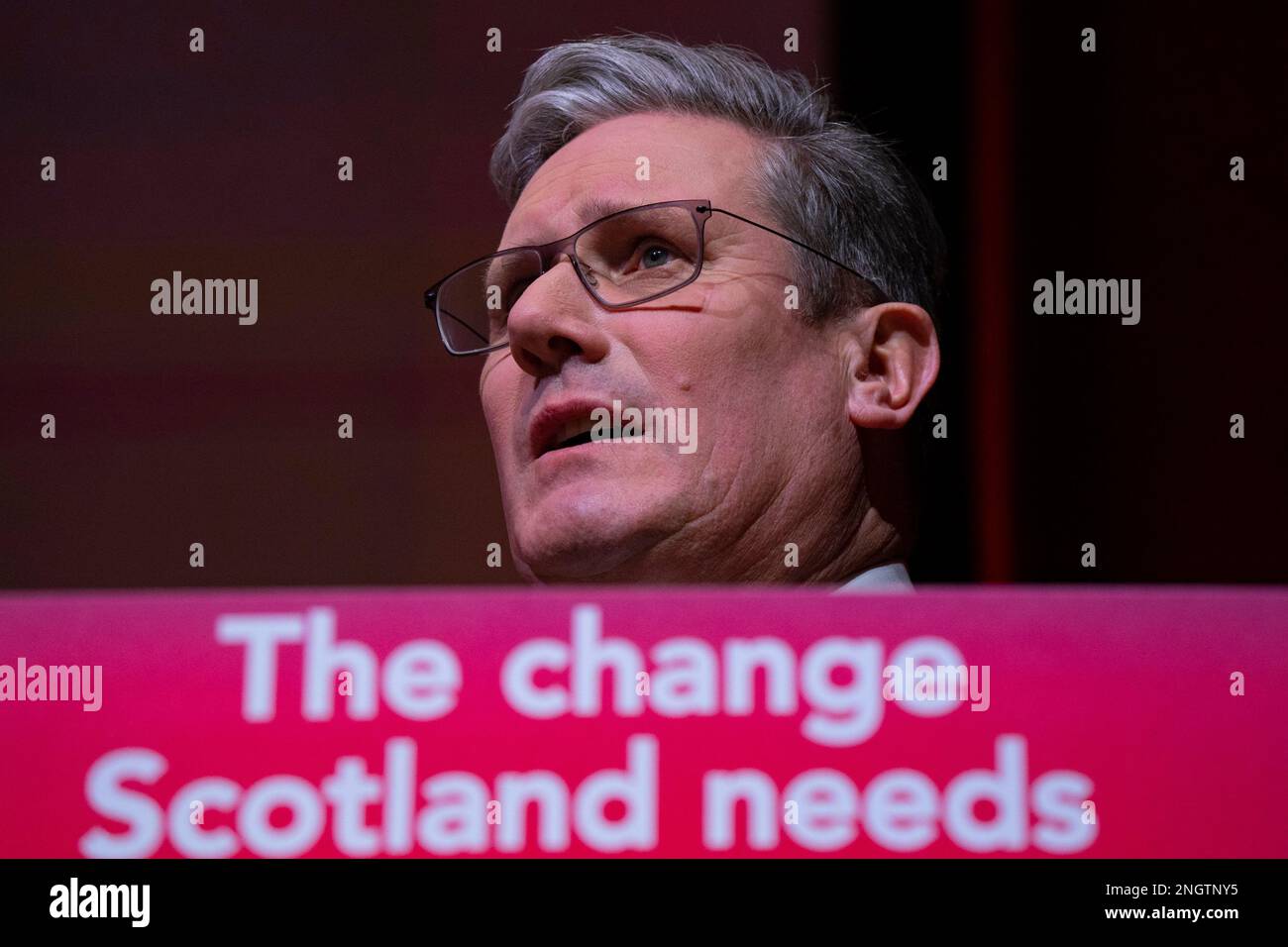 Édimbourg, Écosse, Royaume-Uni. 19 février 2023. Sir Keir Starmer ...