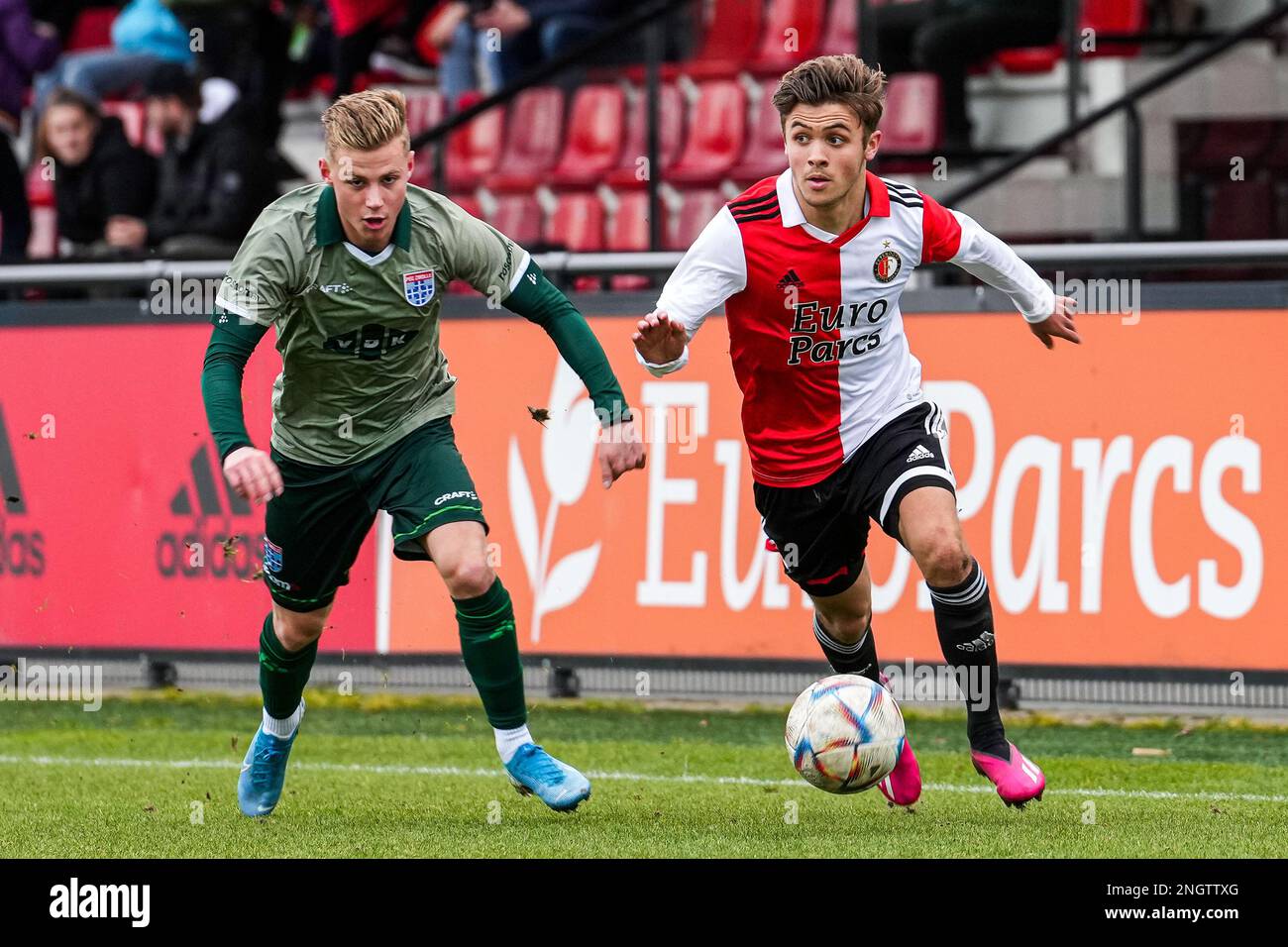 Rotterdam - Mike kleijn pendant le match entre Feyenoord O21 et PEC ...
