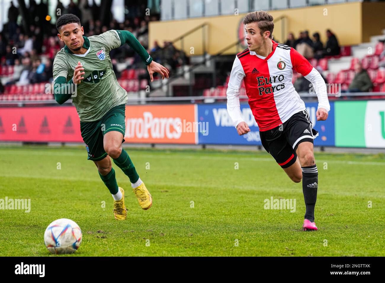 Rotterdam - Mike kleijn pendant le match entre Feyenoord O21 et PEC ...