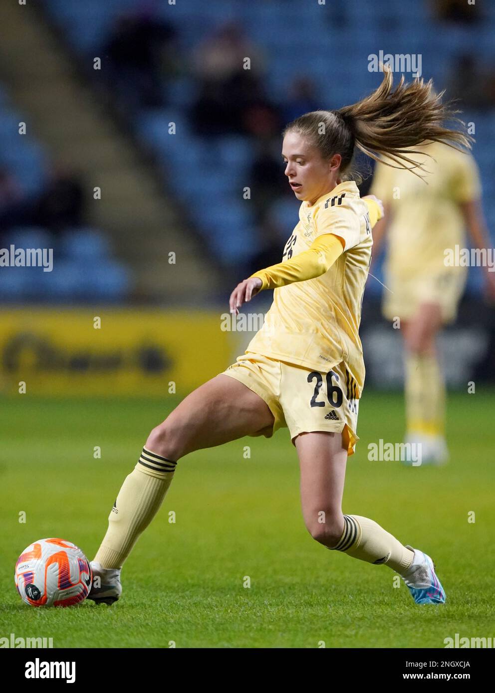 Valesca Ampoorter en Belgique pendant le match de la coupe Arnold Clark ...