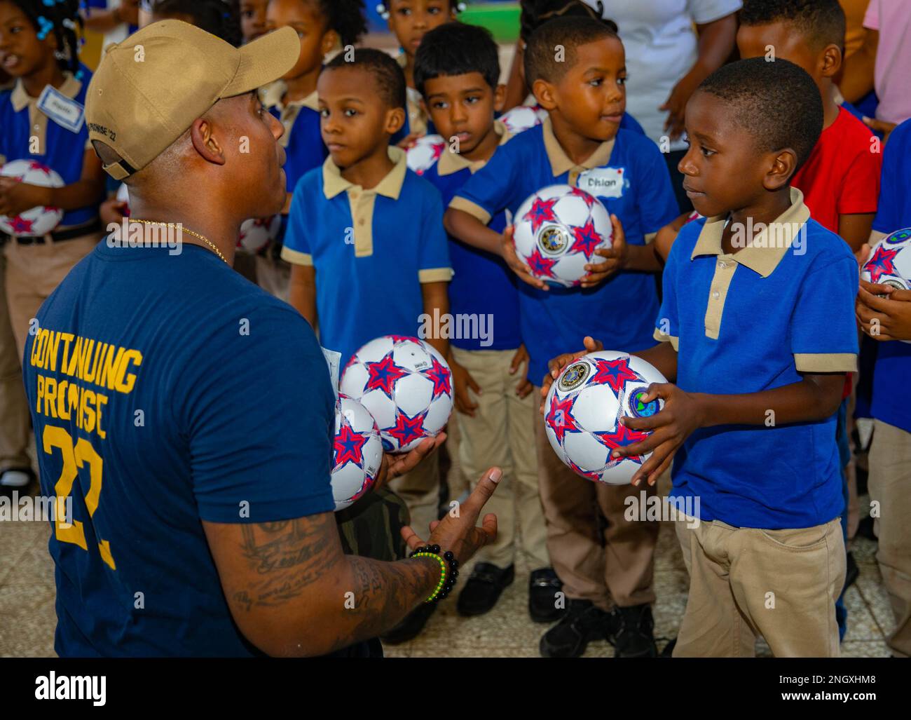 SAINT-DOMINGUE, République dominicaine (30 novembre 2022) le chef ...