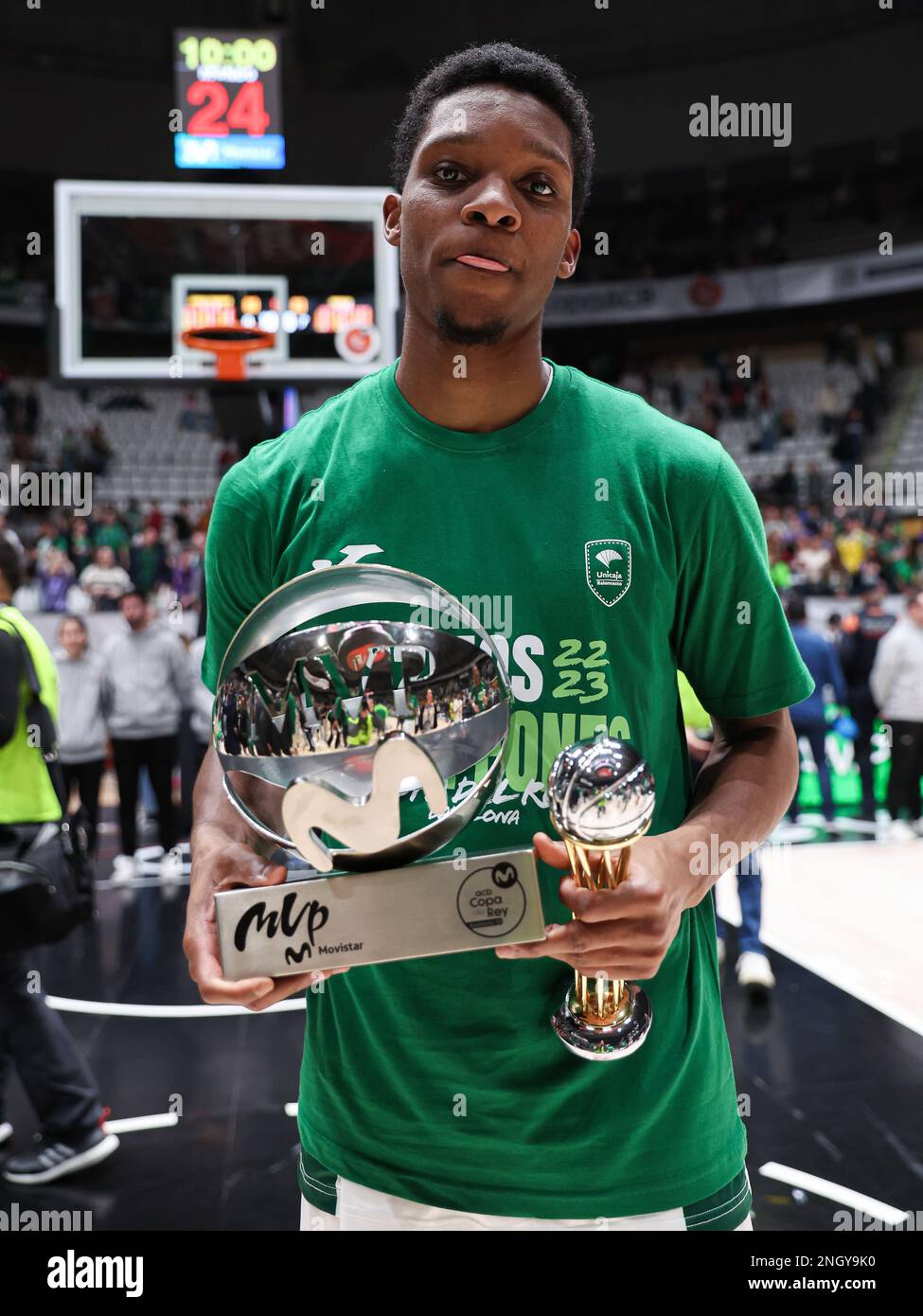 Tyson carter d'Unicaja Malaga lors du match final ACB Copa Del Rey ...