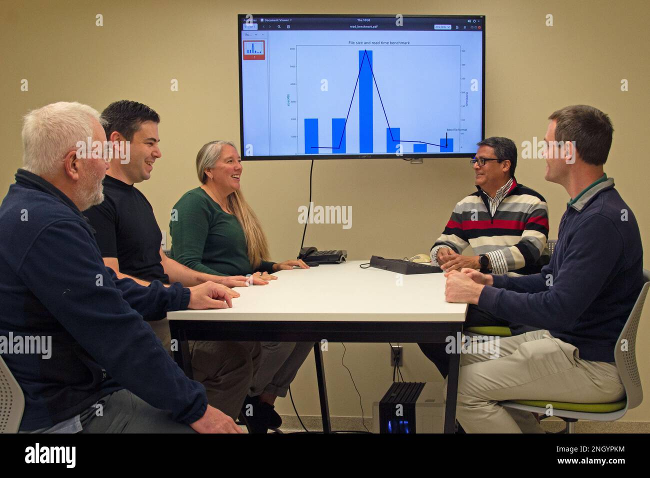 Les membres de l'équipe DU DÉFI Deep Green de DEVCOM CBC, M. Thomas ...