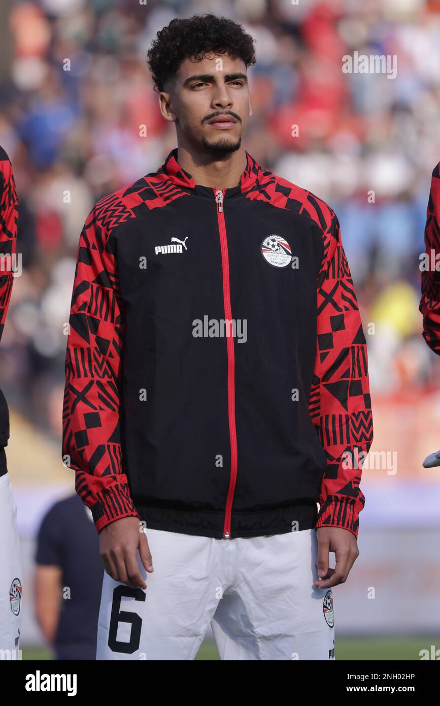 Egypte, le Caire, 19 février 2023 - Abdel Rashdan d'Egypte U20 pendant la coupe d'Afrique des ...
