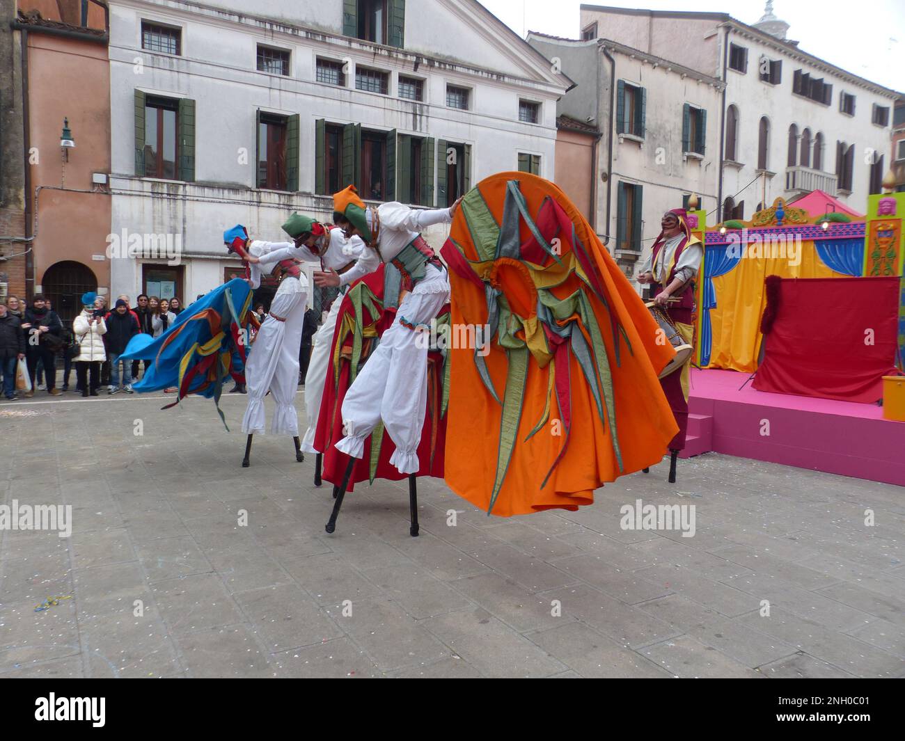 Campo Santa Maria Formosa, Venise, Italie. 19 févr. 2023. Le Carnaval ...