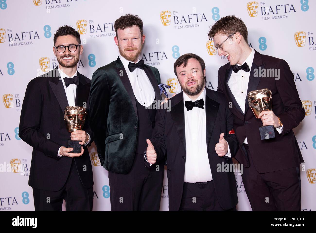 Tom Berkeley, from left, Seamus O'Hara, Pablo Pineda, and Ross White ...