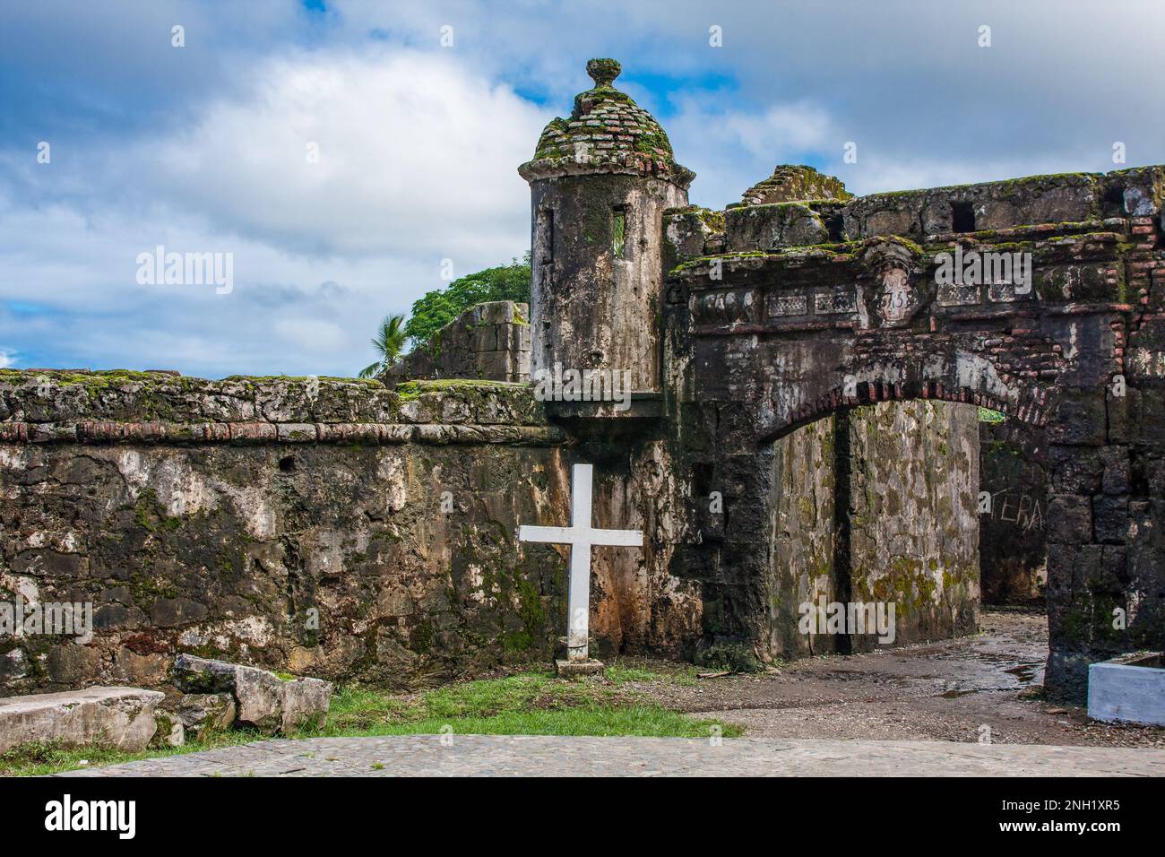 Fort San Geronimo, construit en 1664 et reconstruit en 1739. La baie de ...