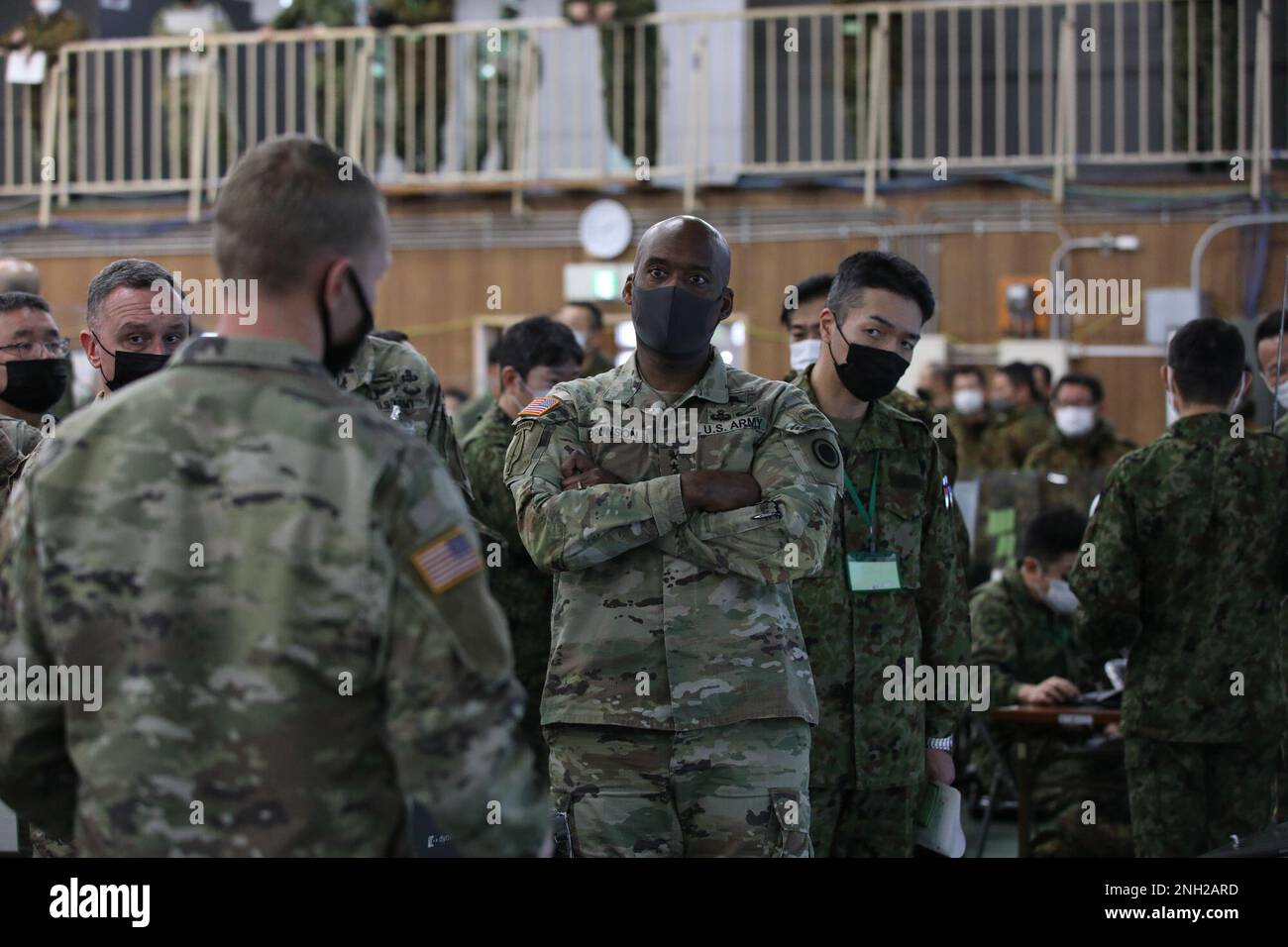 Commandant général des États-Unis Le corps de l'armée I, le lieutenant ...