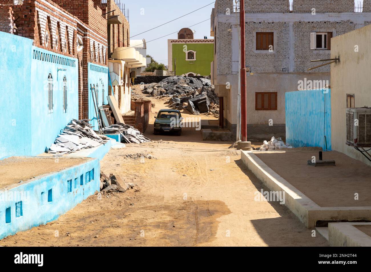 Nubian village aswan nile valley Banque de photographies et d’images à ...