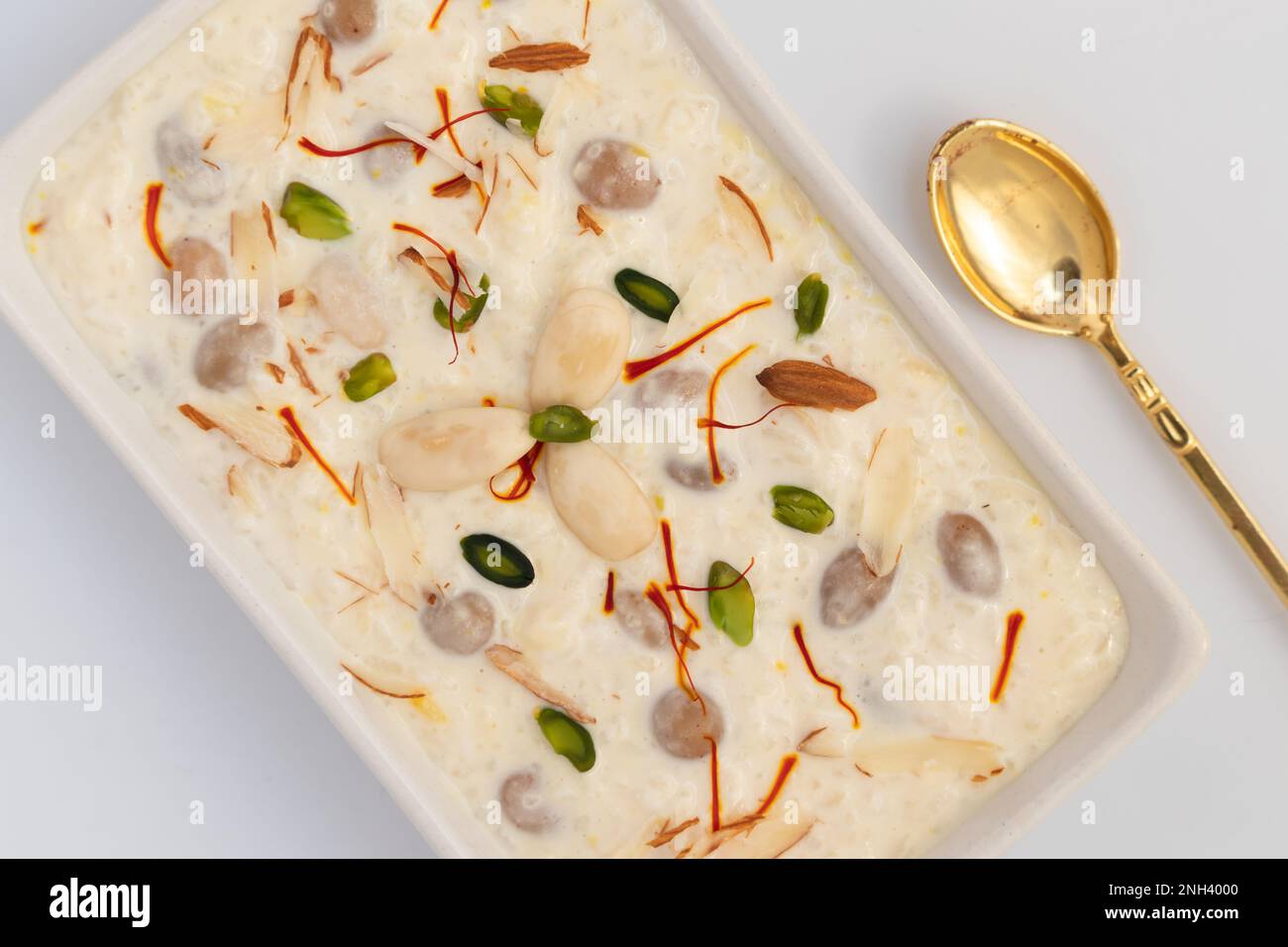 Le pudding crémeux de riz s'appelle également Kheer, Payasam, Payesh ...