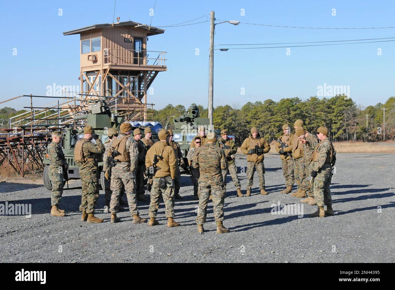 Cette unité maritime, 1st Bataillon 25th USMC, se trouve sur le ...