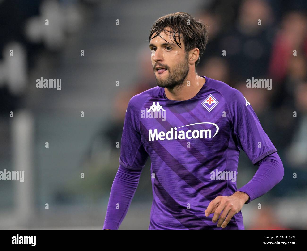 TURIN - Luca Ranieri de l'ACF Fiorentina pendant la série italienne Un ...