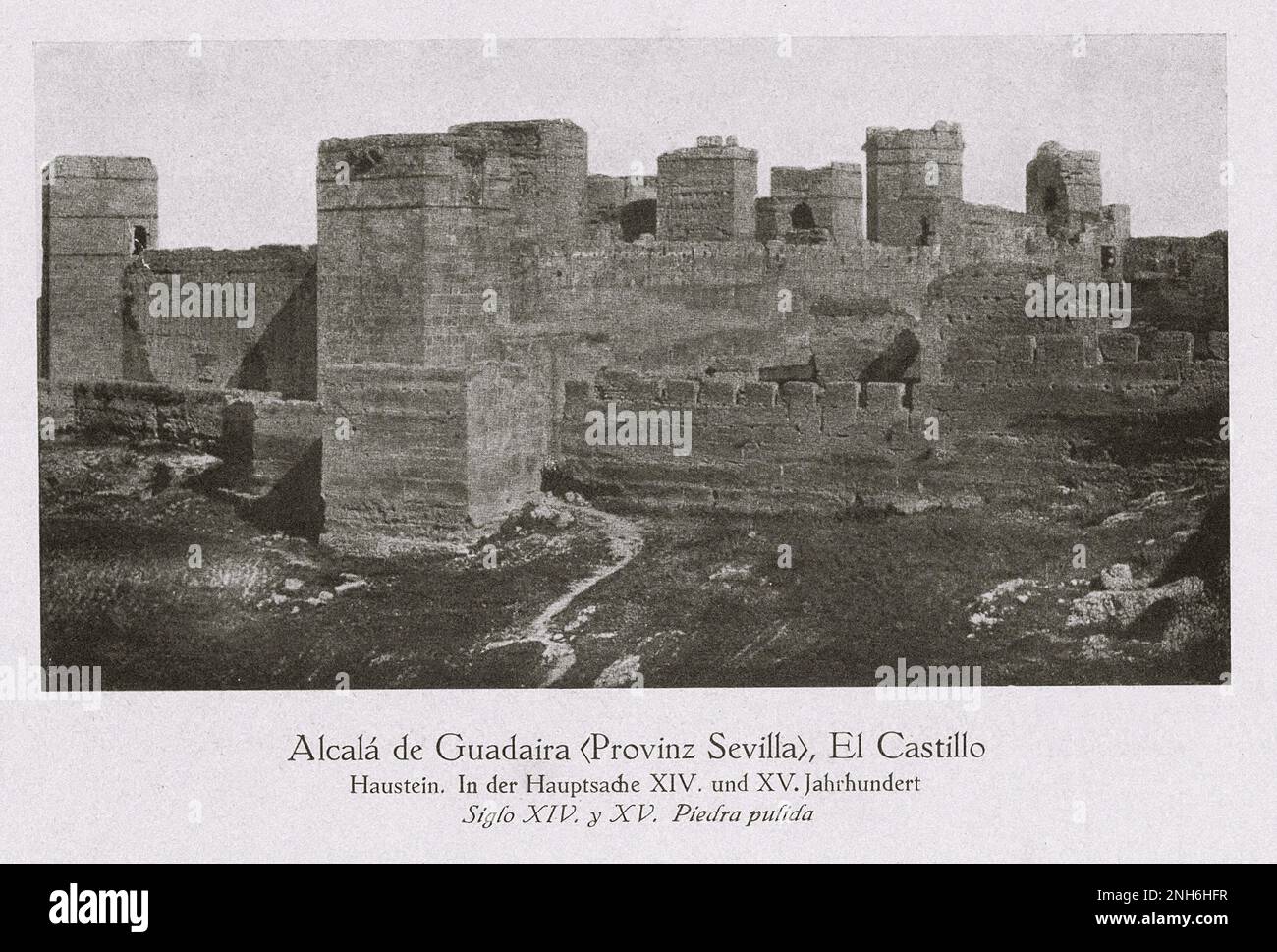 Architecture de la vieille Espagne. Alcalá de Guadaíra (province de ...