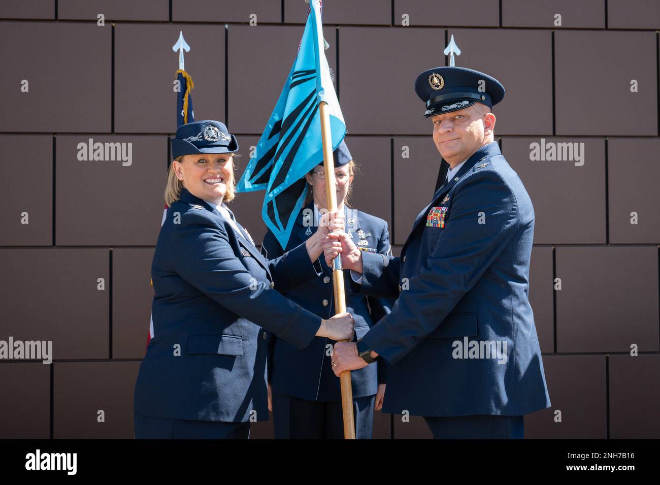 ÉTATS-UNIS Kenneth F. L. Klock, commandant entrant de l'Institut ...